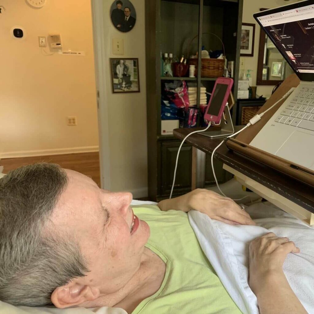 Hands free control via Head Mouse App using Webcam